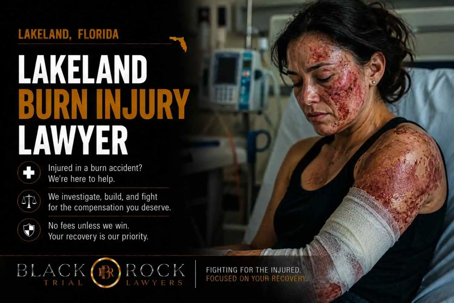 Lakeland Burn Injury Lawyer - Black Rock Trial Lawyers